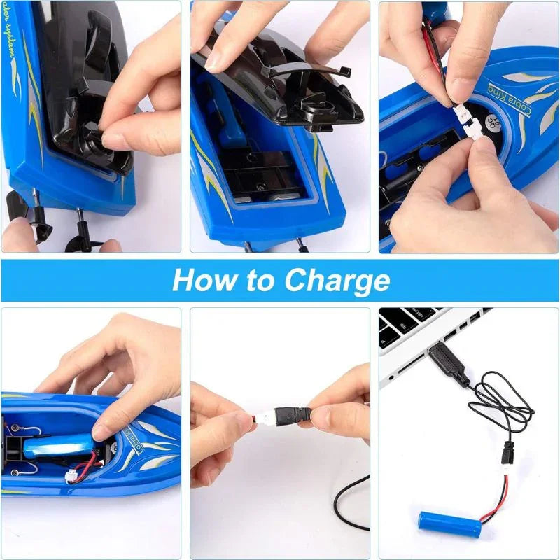 Croc Racer 2-in-1: Turbo RC Boat for All Ages – Toygenix.pk