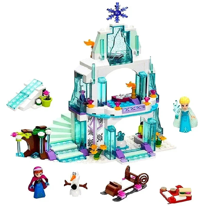 Disney Frozen Princess Elsa's Sparkling Ice Castle Set Toy For Girls At ...