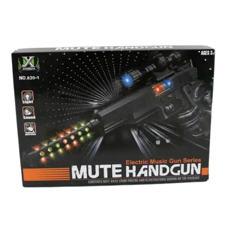 Electric Mute Hand Gun With Light & Sound Toy For Kids At Best Price In ...