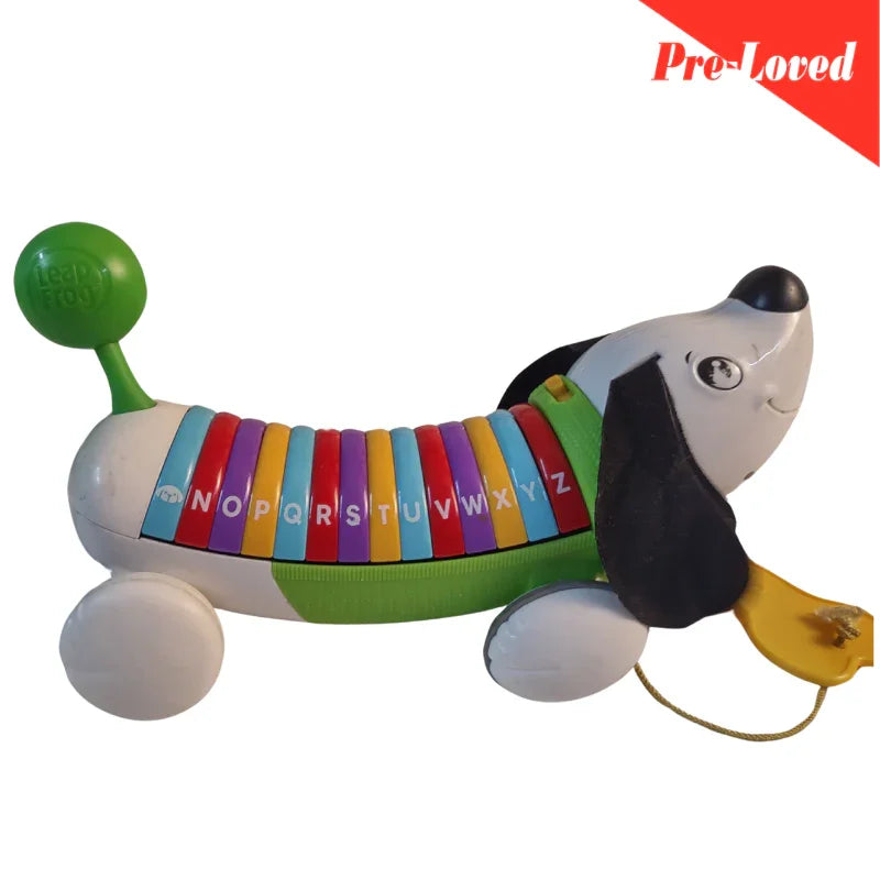 Leap Frog Alpha Pup ABC Alphabet Electronic Interactive Weiner Dog Pre ...