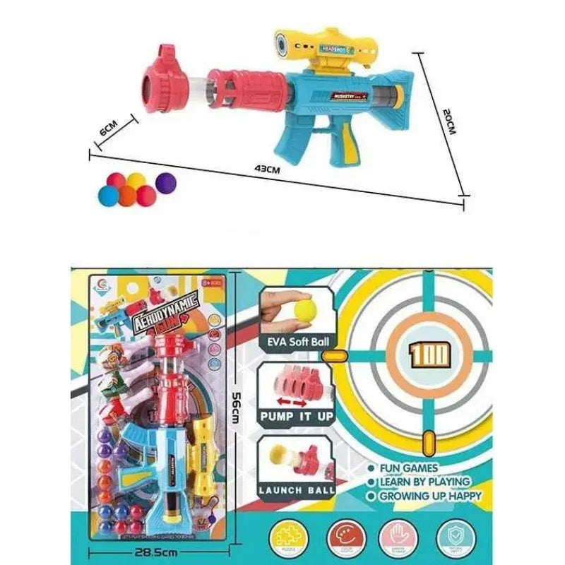 Aerodynamic Gun Toy for Thrilling Flying Action At Best Price In ...