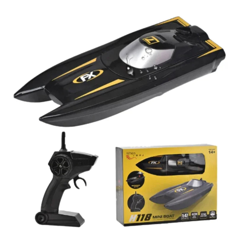 Remote Control Boat - High-Speed Surfer Racing Speedboat Toy For Kids ...