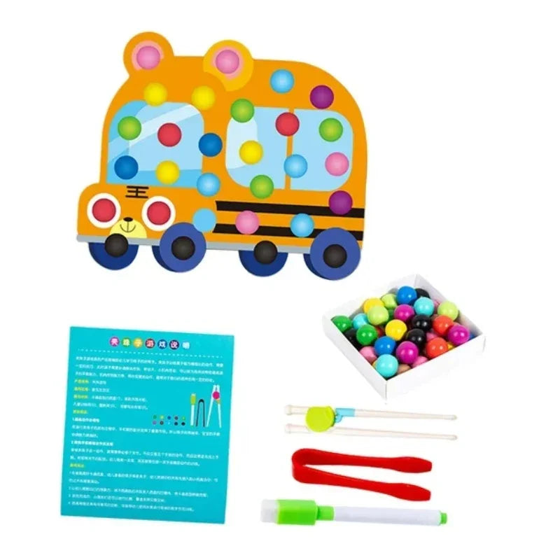 Sorting And Counting Pincer Bead Game Toy For Kids At Best Price In ...