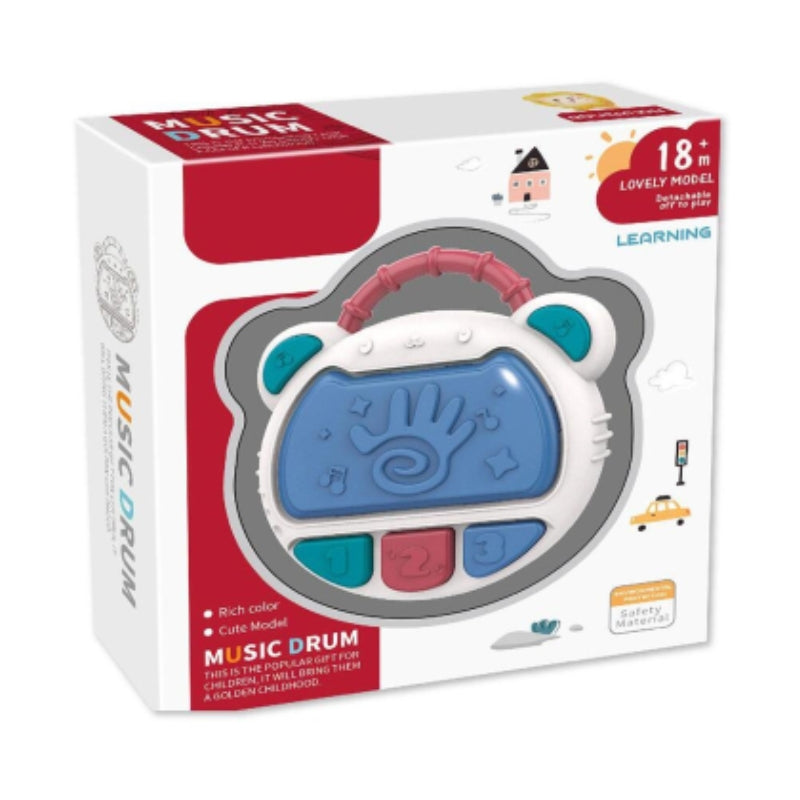 Hand Clapping Drum with Music & Light Early Learning Musical Toy Price ...