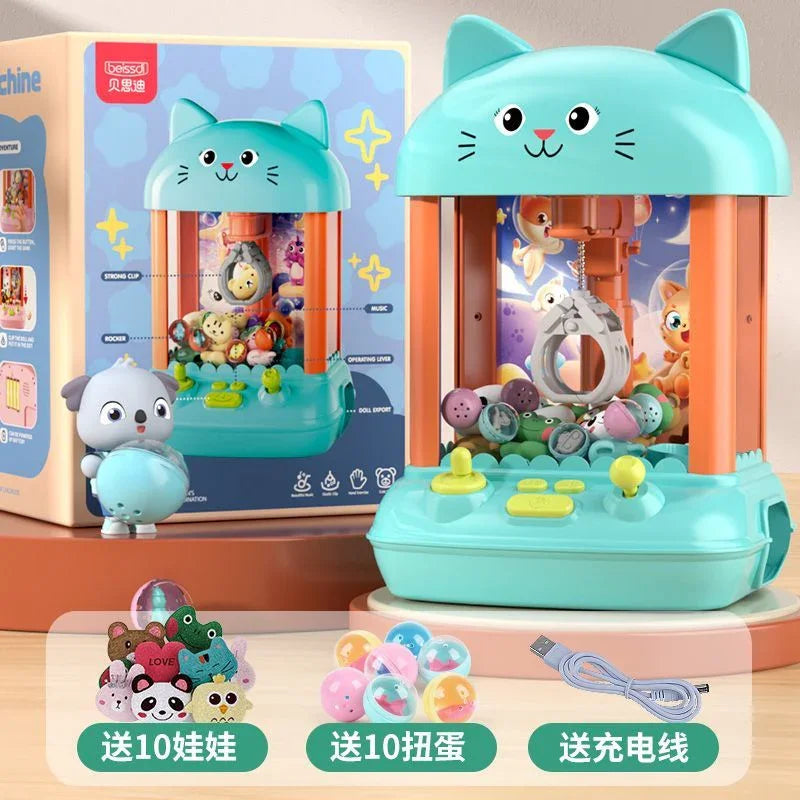 Mini Claw Catch Toy Machine: Doll Machine Coin-Operated Game Fun Price ...